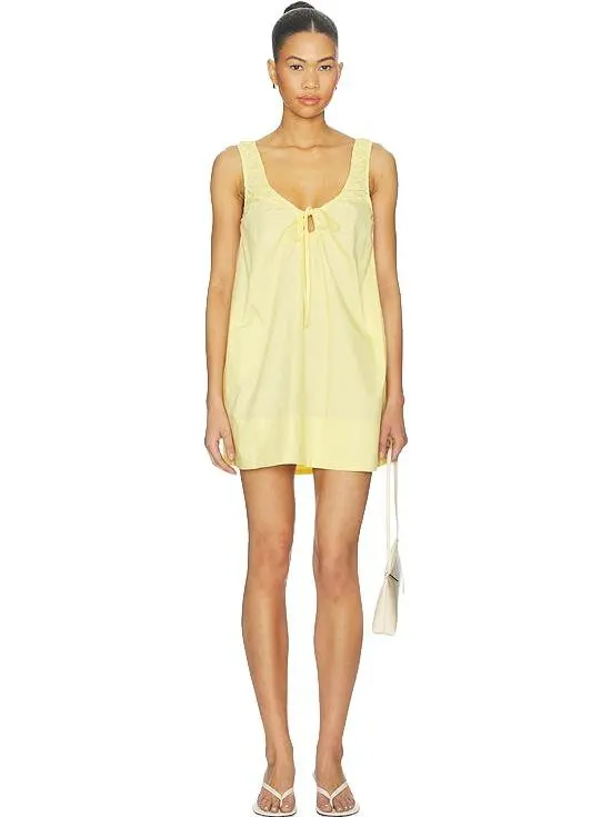MADISON THE LABEL Jacey Dress - Lemon
