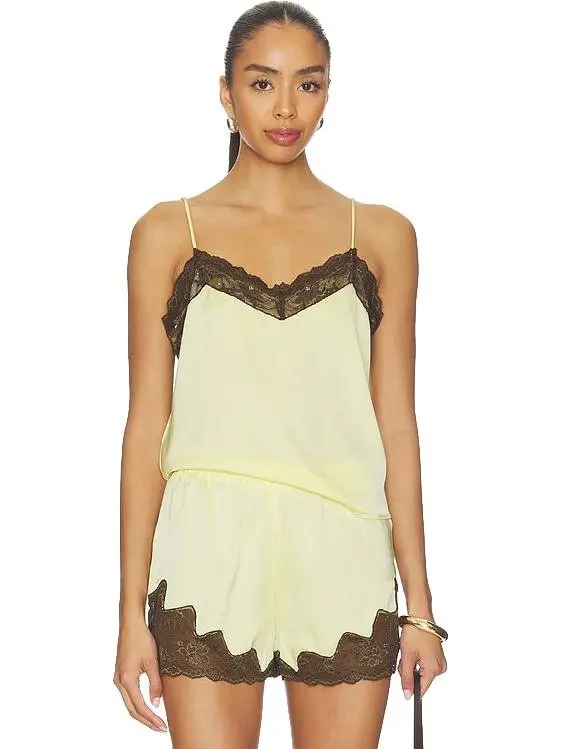 MADISON THE LABEL Olesya Top - Lemon