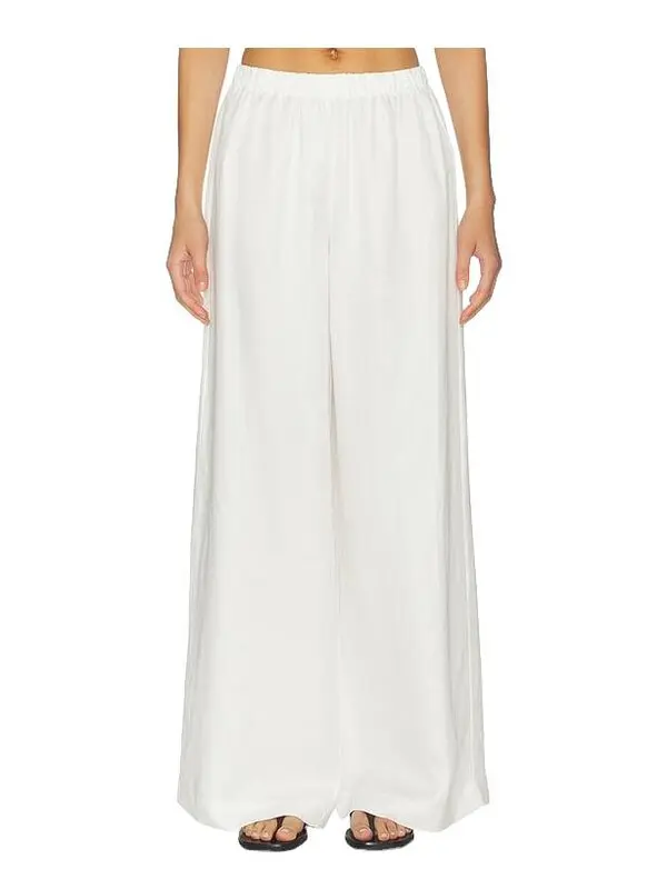 ANINE BING Roslyn Pant - Ivory