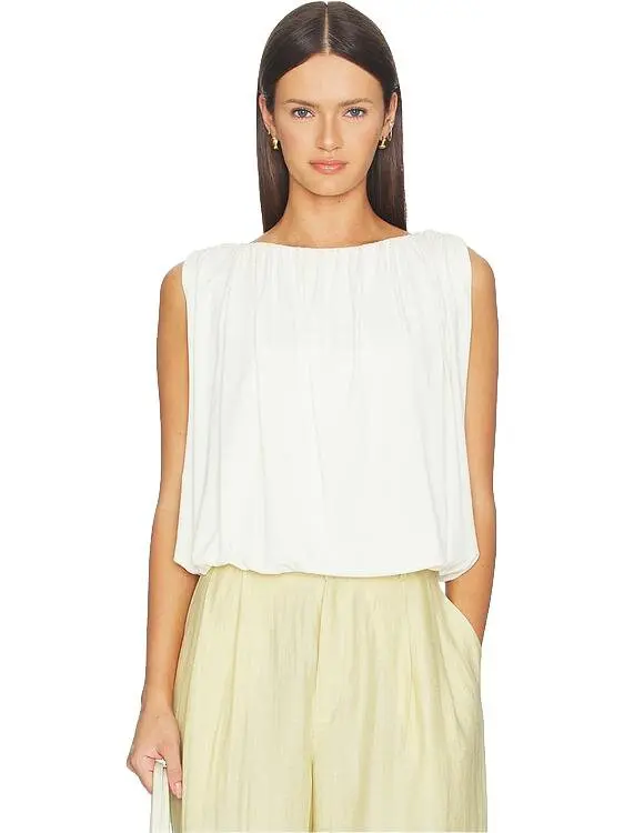 Vince Bubble Top - Porcelain