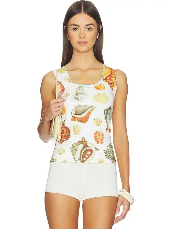 TYLER MCGILLIVARY Collector Square Tank Top - Shell