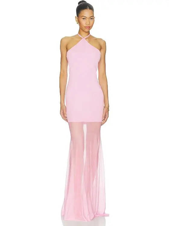 SEROYA Jemma Maxi Dress - Ballet Pink