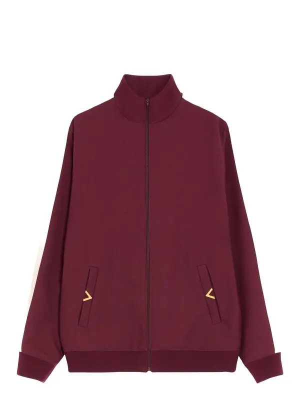 Valentino Garavani Vgold Jersey Track Jacket - Red