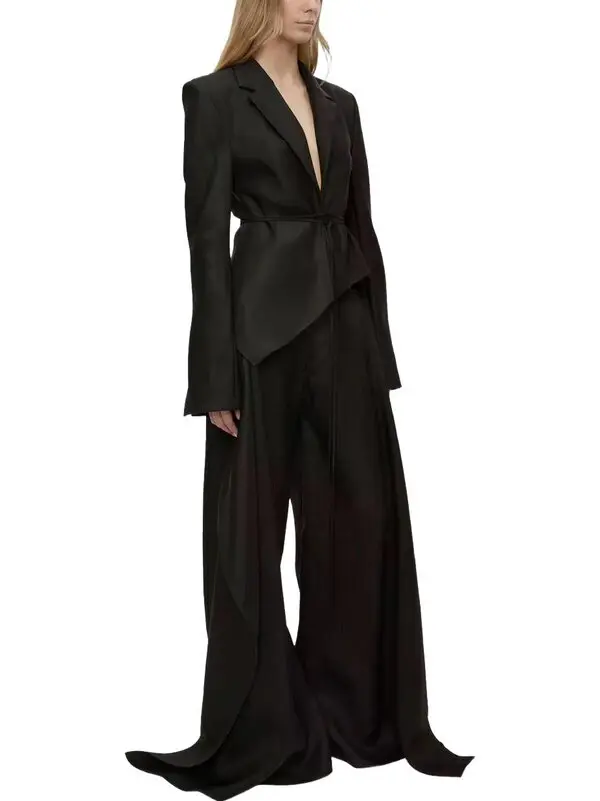 Christopher Esber Released Towel Trousers - Black