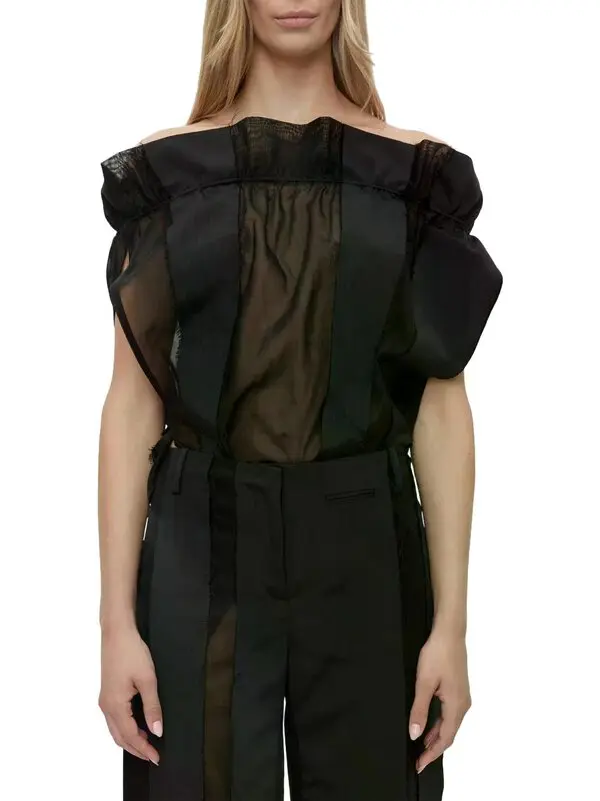 Christopher Esber Ignis Parachute Blouse - Black