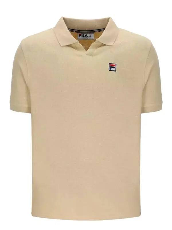 FILA Tristiano Logo-patch Short-sleeve T-shirt - Neutrals