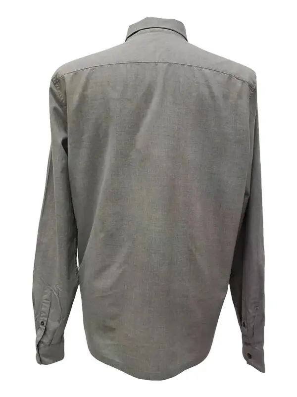 Prada Button-down Chest-pocket Shirt - Grey