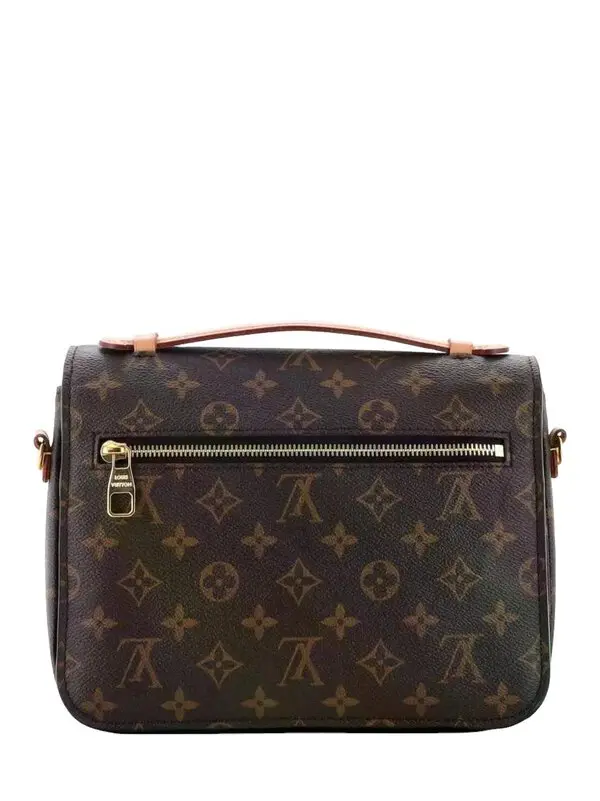 LOUIS VUITTON Monogram Canvas Pochette Metis Bag - Brown