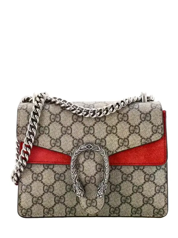 Gucci Dionysus Gg Coated Canvas Mini Crossbody Bag - Red