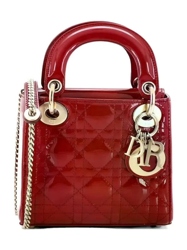 Dior Lady Chain Bag - Red