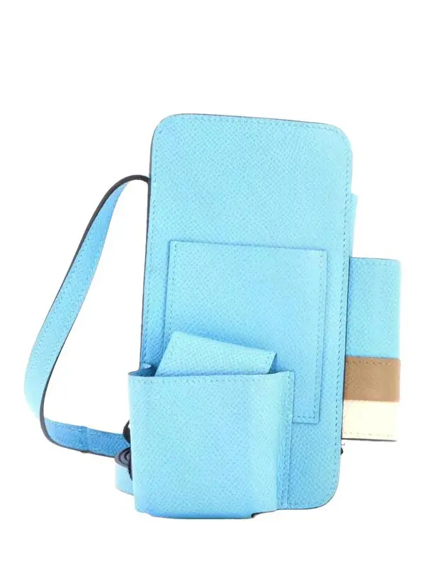 Hermès Way Phone Case Crossbody Bag - Blue