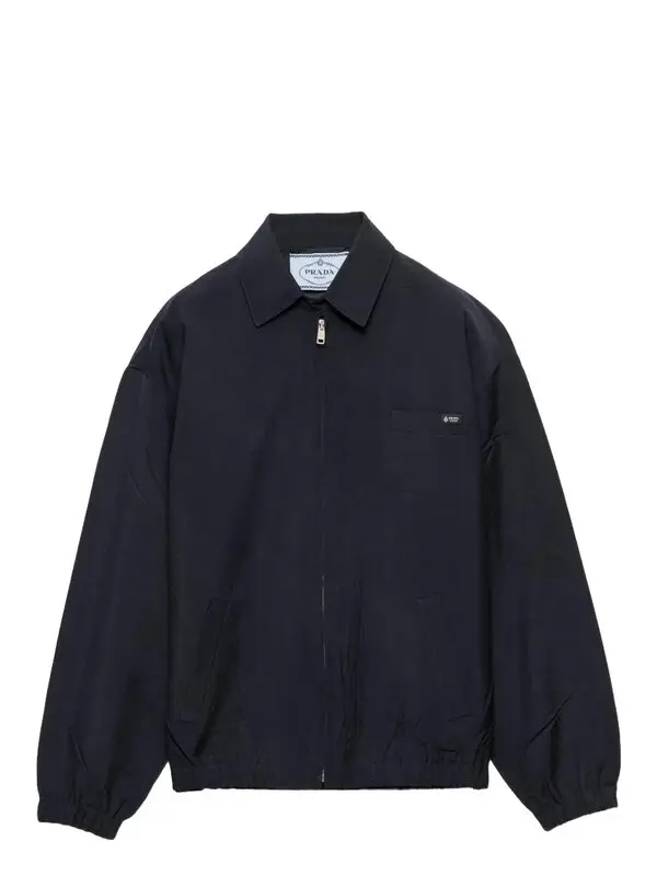 Prada Mohair Wool Blouson Jacket - Blue