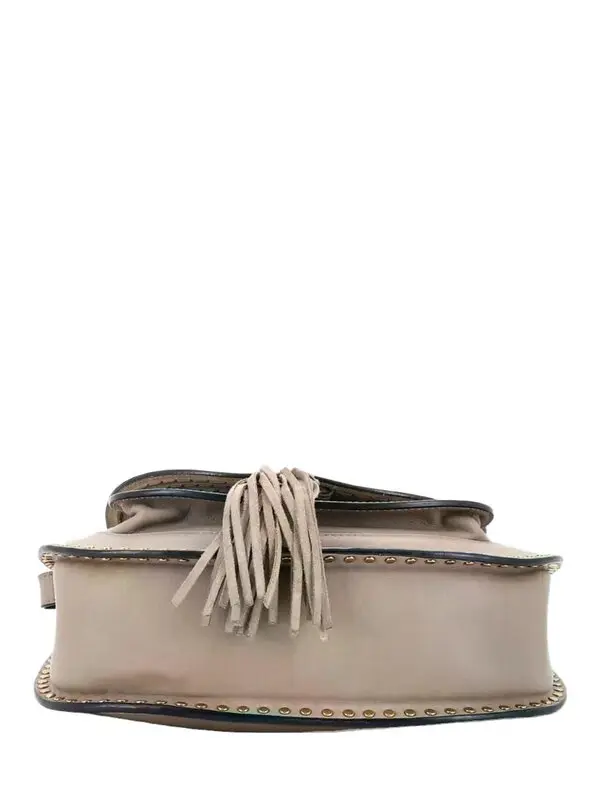Chloé Hudson Whipstitch Leather Medium Crossbody Bag - Neutrals