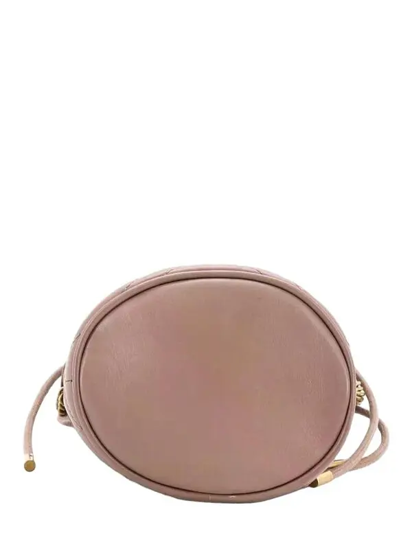 Gucci Gg Marmont Matelassé Leather Mini Bucket Bag - Neutrals