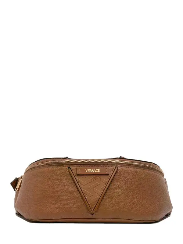 Versace V Greca Signature Belt Bag - Brown