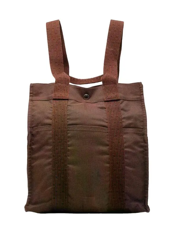 Hermès Herline Canvas Backpack - Brown