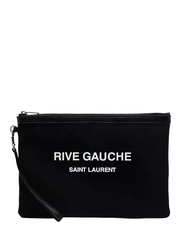 Saint Laurent Rive Gauche Clutch Bag - Black