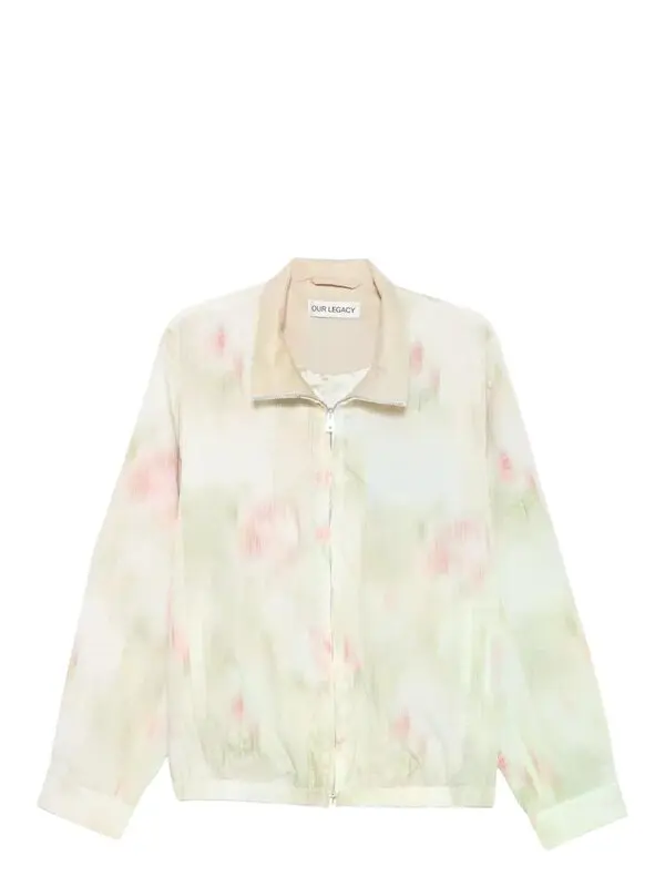 Our Legacy Flower-print Ripstop Jacket - Neutrals