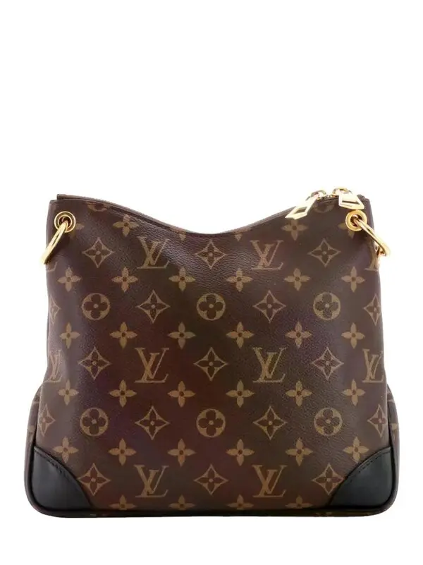 LOUIS VUITTON Monogram Canvas Odeon Nm Pm Bag - Brown