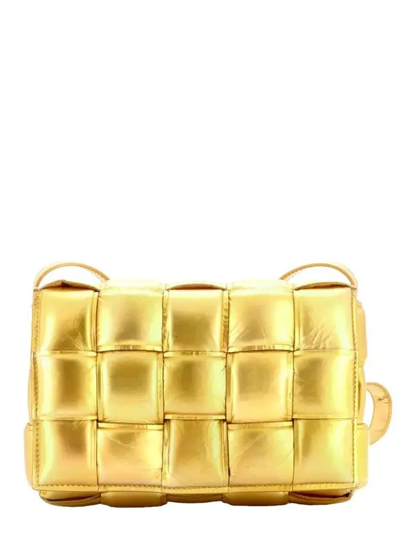 Bottega Veneta Cassette Padded Maxi Crossbody Bag - Gold
