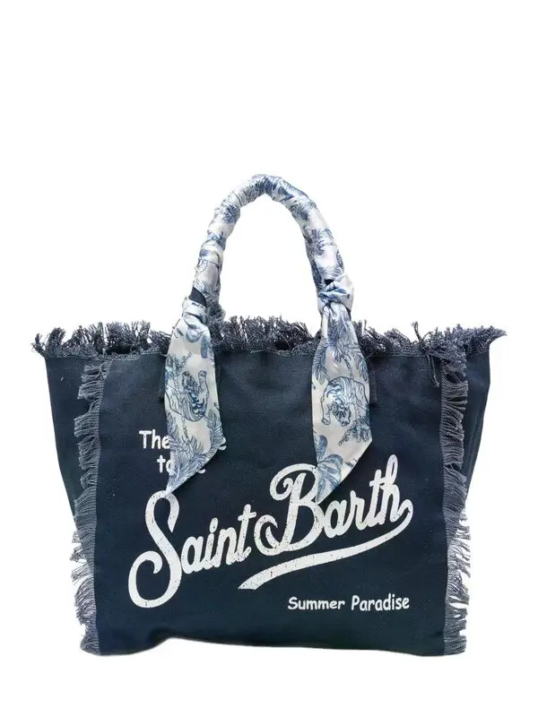 MC2 SAINT BARTH Vanity Beach Bag - Blue