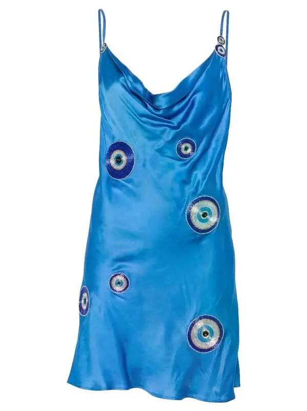 LESLIE AMON La Galli Dress - Blue
