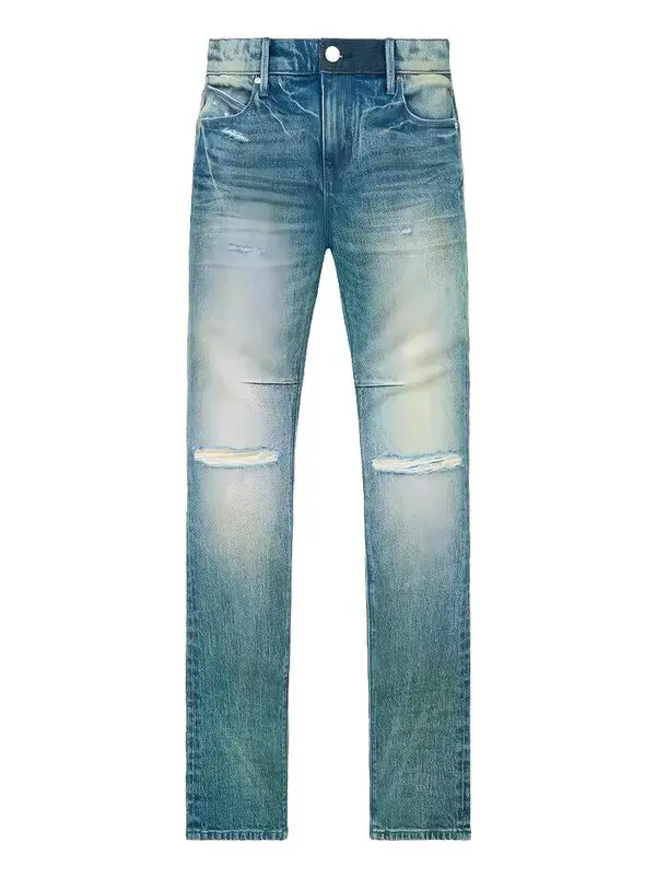 RtA Olivier Stacked Jeans - Blue