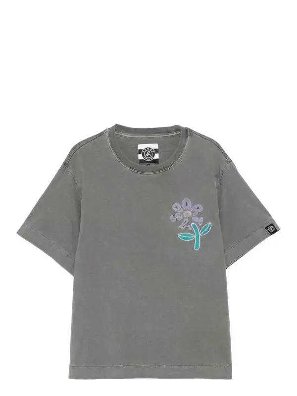 AGNES B. Dyed Short-sleeved T-shirt - Grey