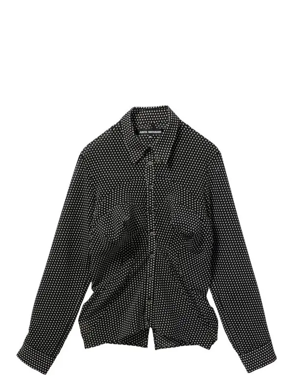 Junya Watanabe Polka Dot Blouse - Black