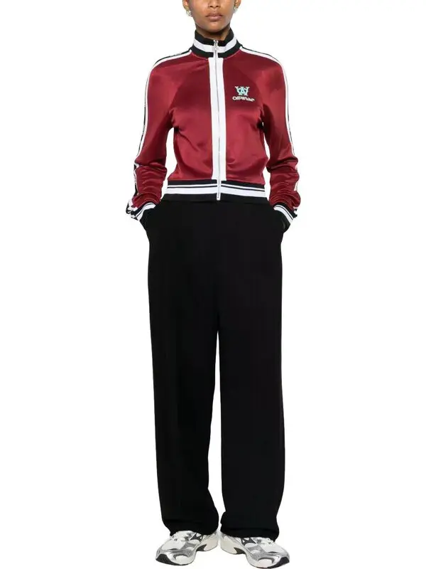 Off-White Stripe-trim Track Jacket - Red