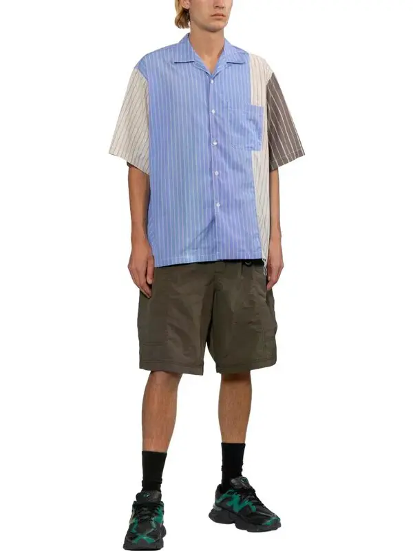 Comme Des Garçons Panelled Shorts - Grey