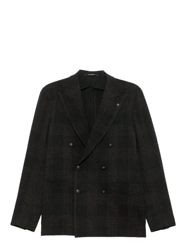 Tagliatore Double-breasted Peak-lapel Blazer - Brown