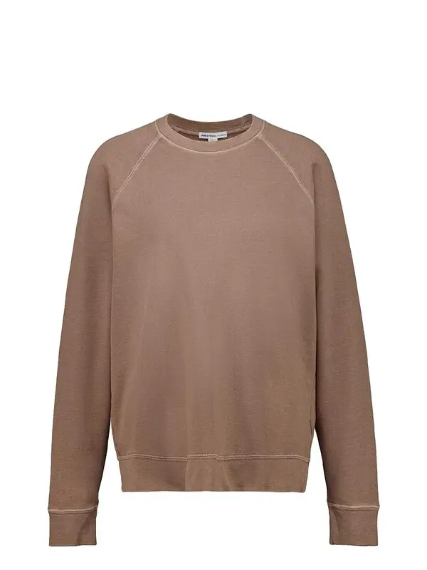 JAMES PERSE Vintage French Terry Sweatshirt - Brown