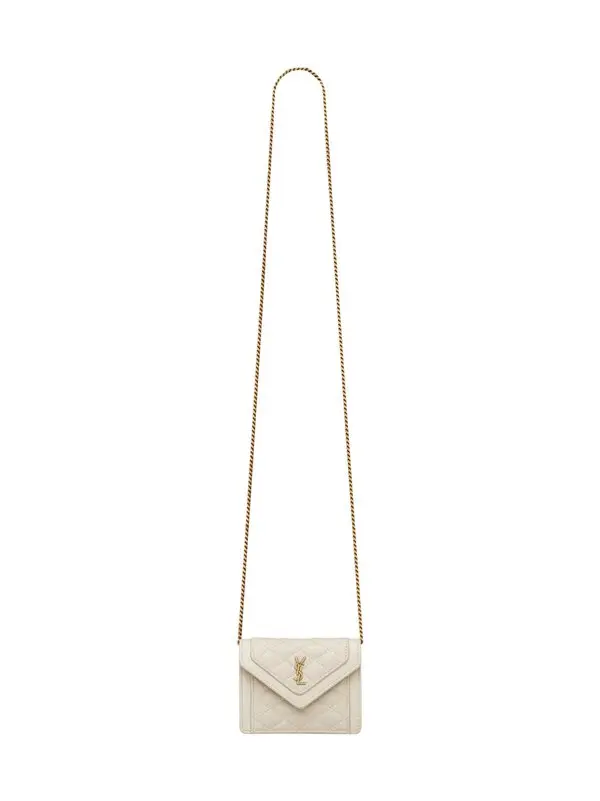Saint Laurent Gaby Micro Quilted Bag - Blanc Vintage