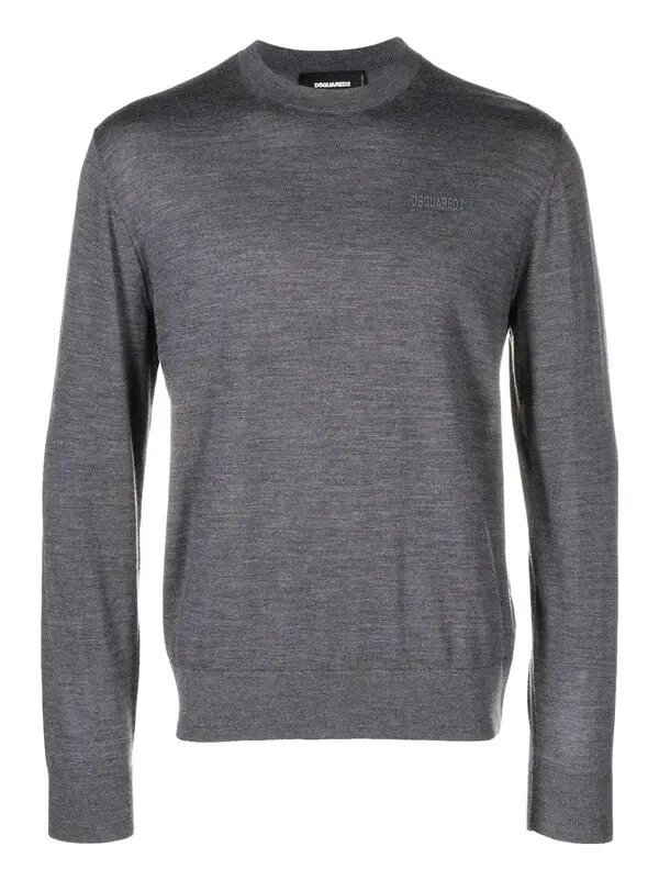 Dsquared2 Crewneck Long-sleeved Knitted Jumper - No
