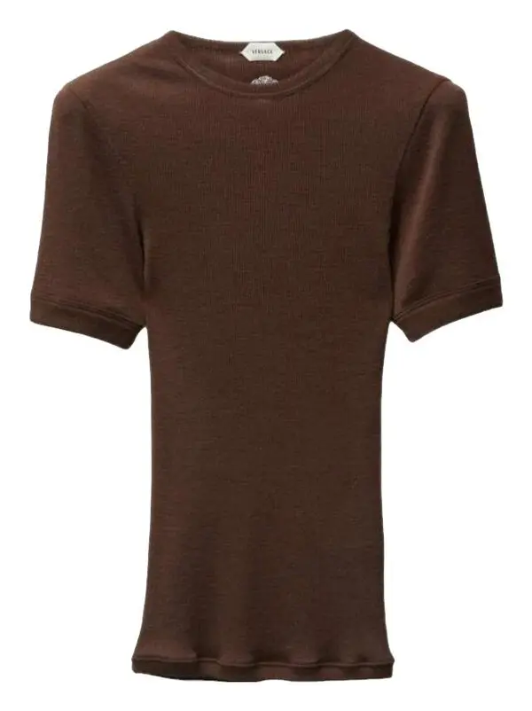 Versace Ribbed T-shirt - Green