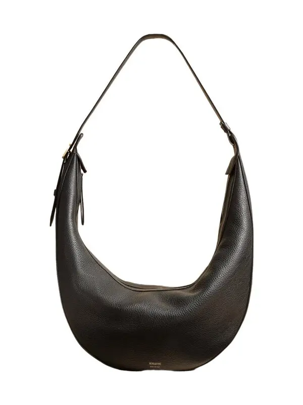 Khaite Augustina Zipped Hobo Bag - Black