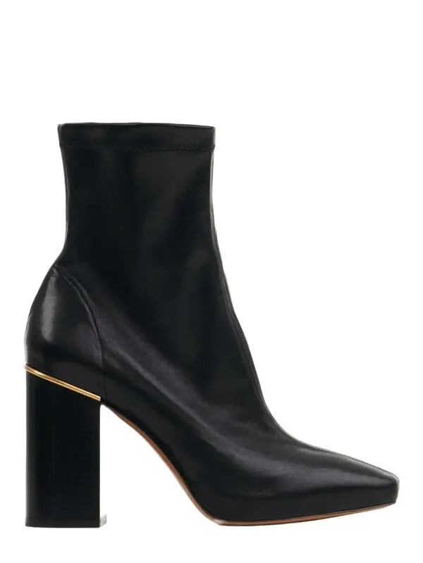 Chloé Ambre Heeled Ankle Boots - Black