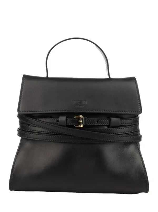 Moschino Embossed Logo Handbag - Black