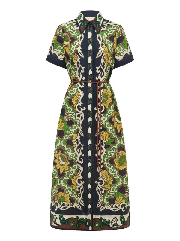 ALEMAIS Liana Shirtdress - Black