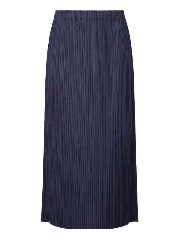 Issey Miyake Pleated Midi Skirt - No