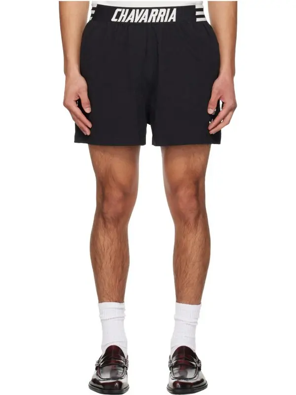 WILLY CHAVARRIA X Adidas Originals Elastic Waist Shorts - Black