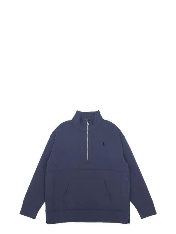 Polo Ralph Lauren Long-sleeved Half-zip Sweatshirt - Blue
