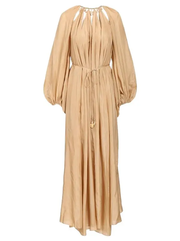 Zimmermann Mahon Maxi Dress - Nude