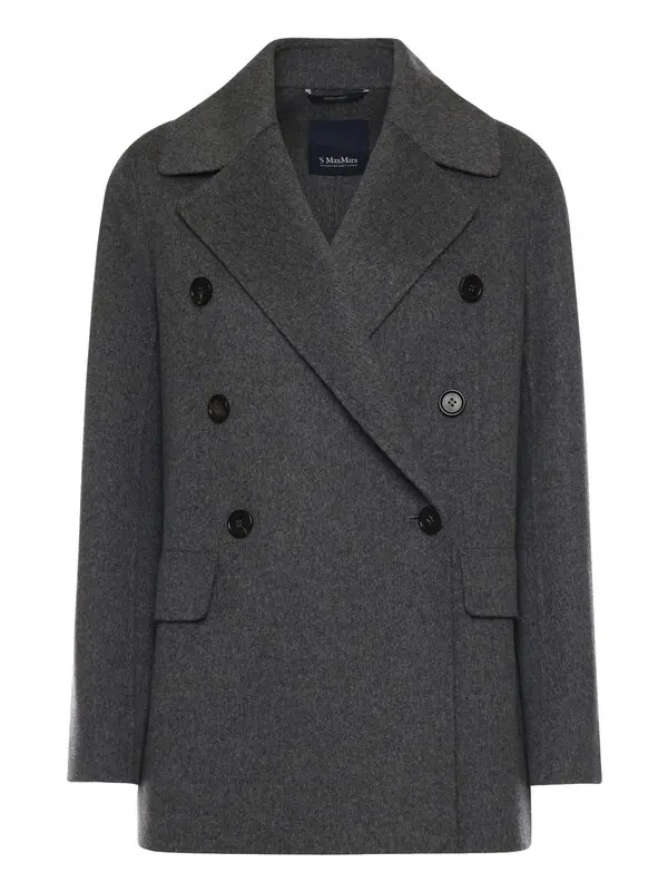 Max Mara Long-sleeved Casual Jacket - Black