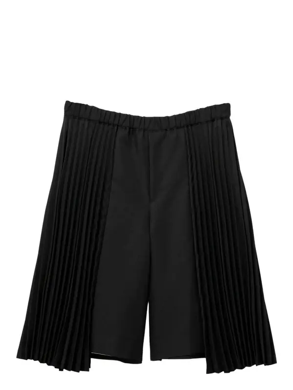 Comme Des Garçons Pleated Shorts - Black