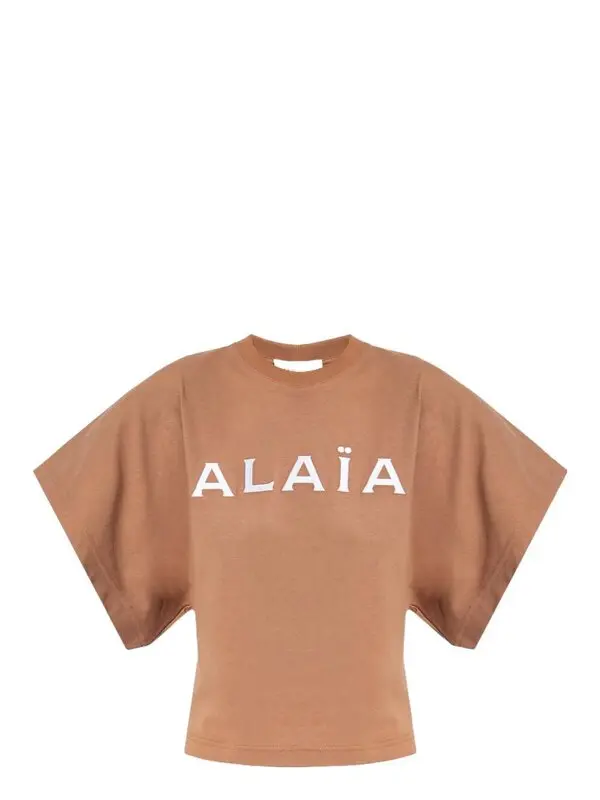 Alaïa Logo T-shirt - Pink