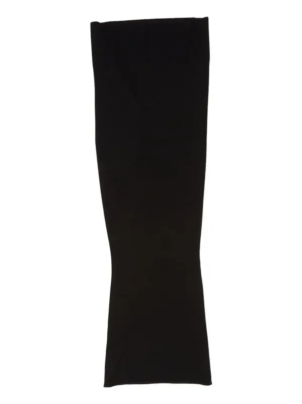 Alaïa Ribbed High-neck Open-back Jumper - Black