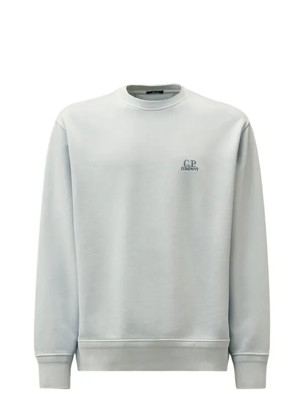 C.P. COMPANY Logo-embroidered Sweatshirt - Gray