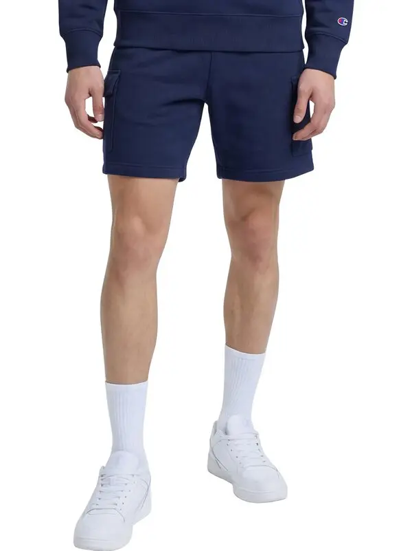 Champion Fleece Cargo Shorts - Blue Depth